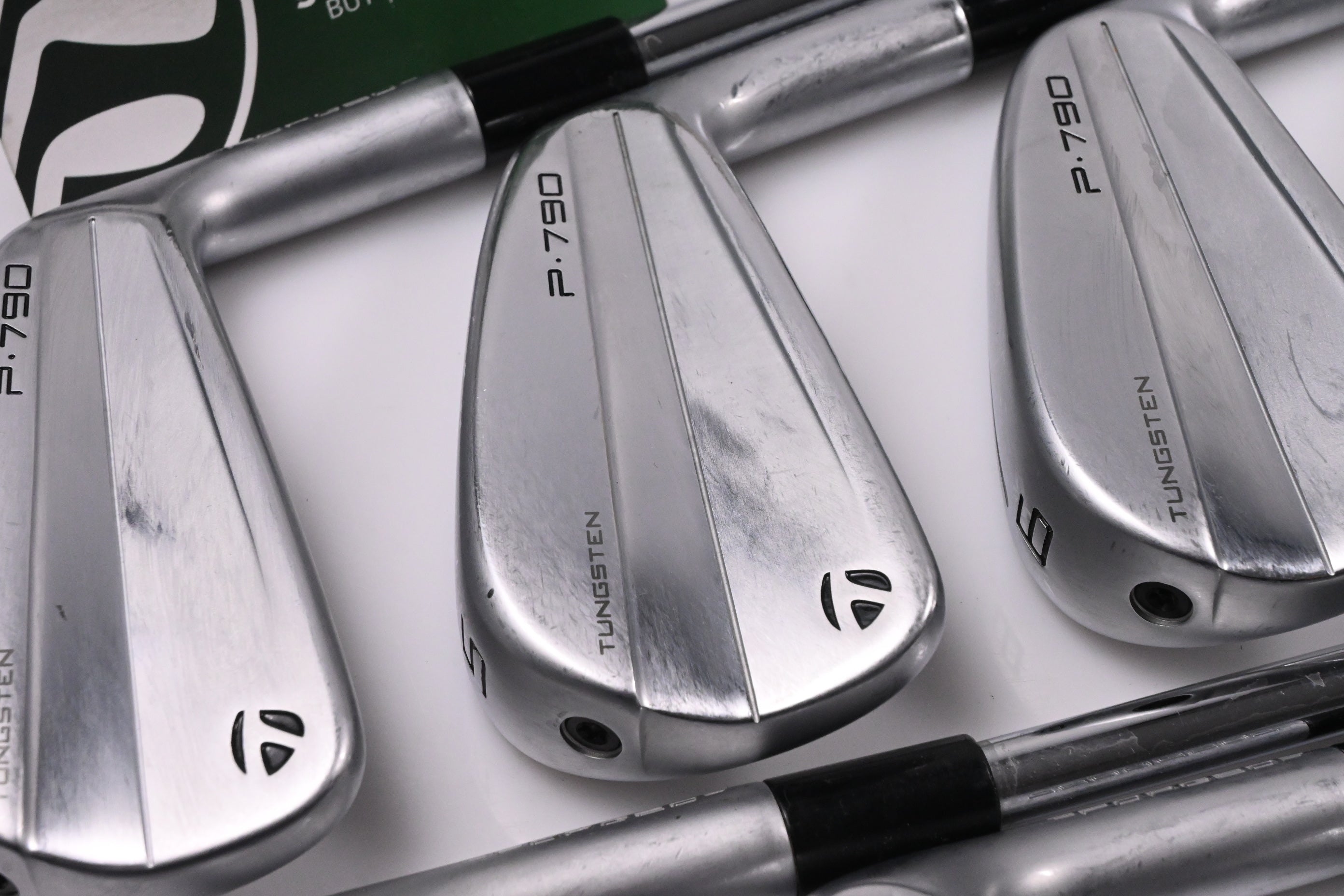 Taylormade P790 2023 Irons / 4-PW+AW / Stiff Flex KBS Max MT 85 Shafts – GolfClubs4Cash