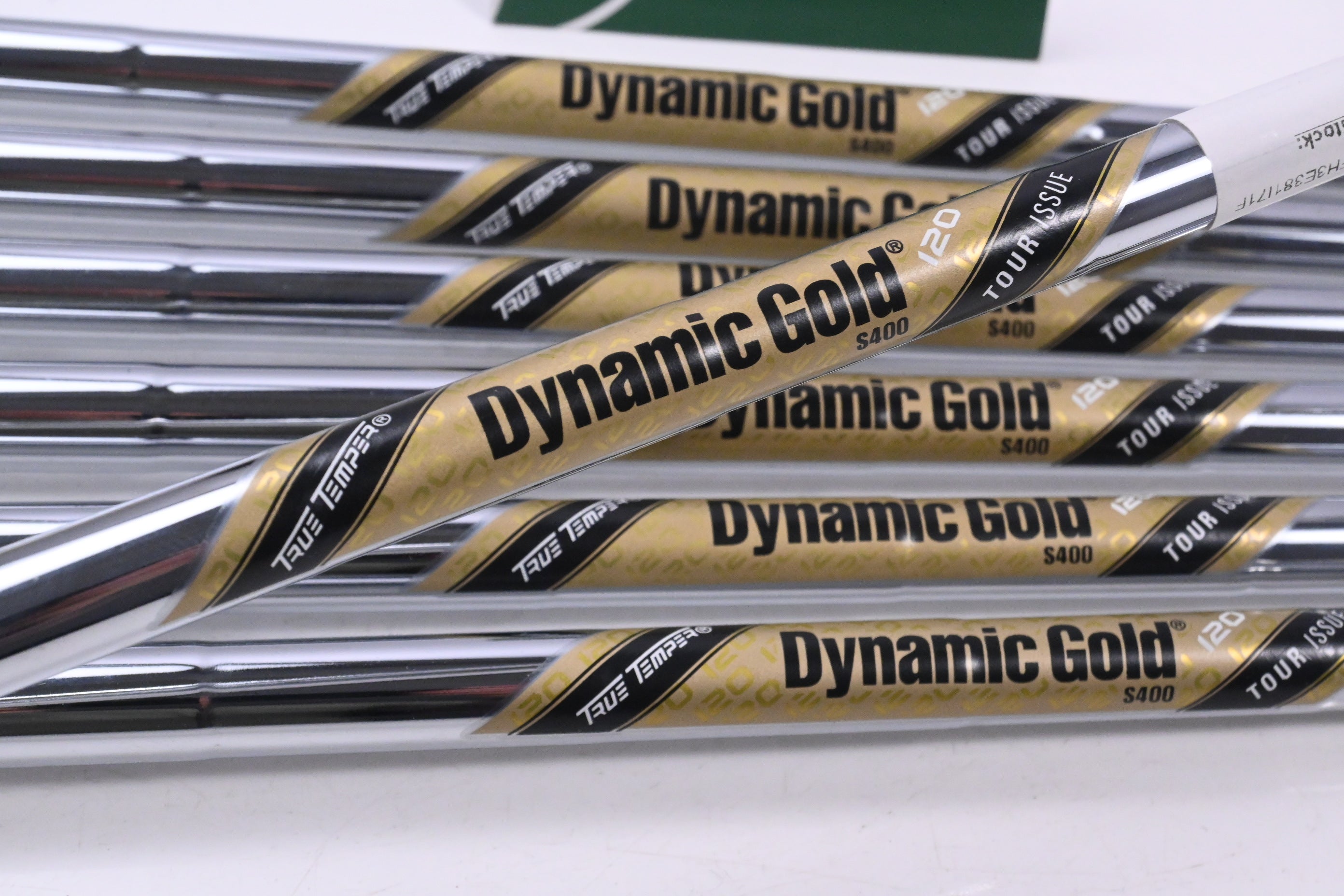 Dynamic Gold 120 S400 Tour Issue Shafts / Stiff Flex / Set of 7 / .355