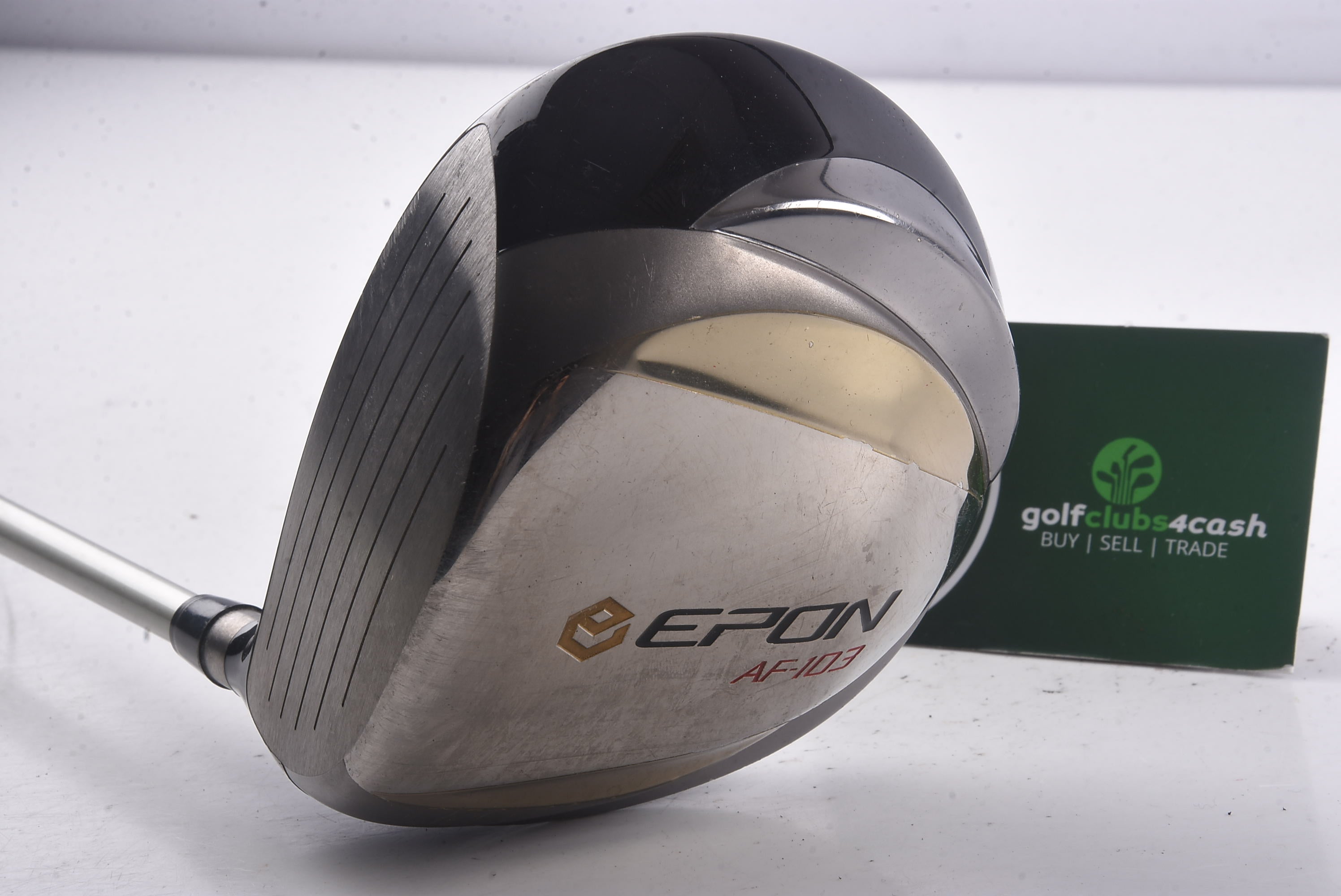 Left Hand Epon AF-105 Driver / 9.5 Degree / Stiff Flex Claymore MX48 – GolfClubs4Cash