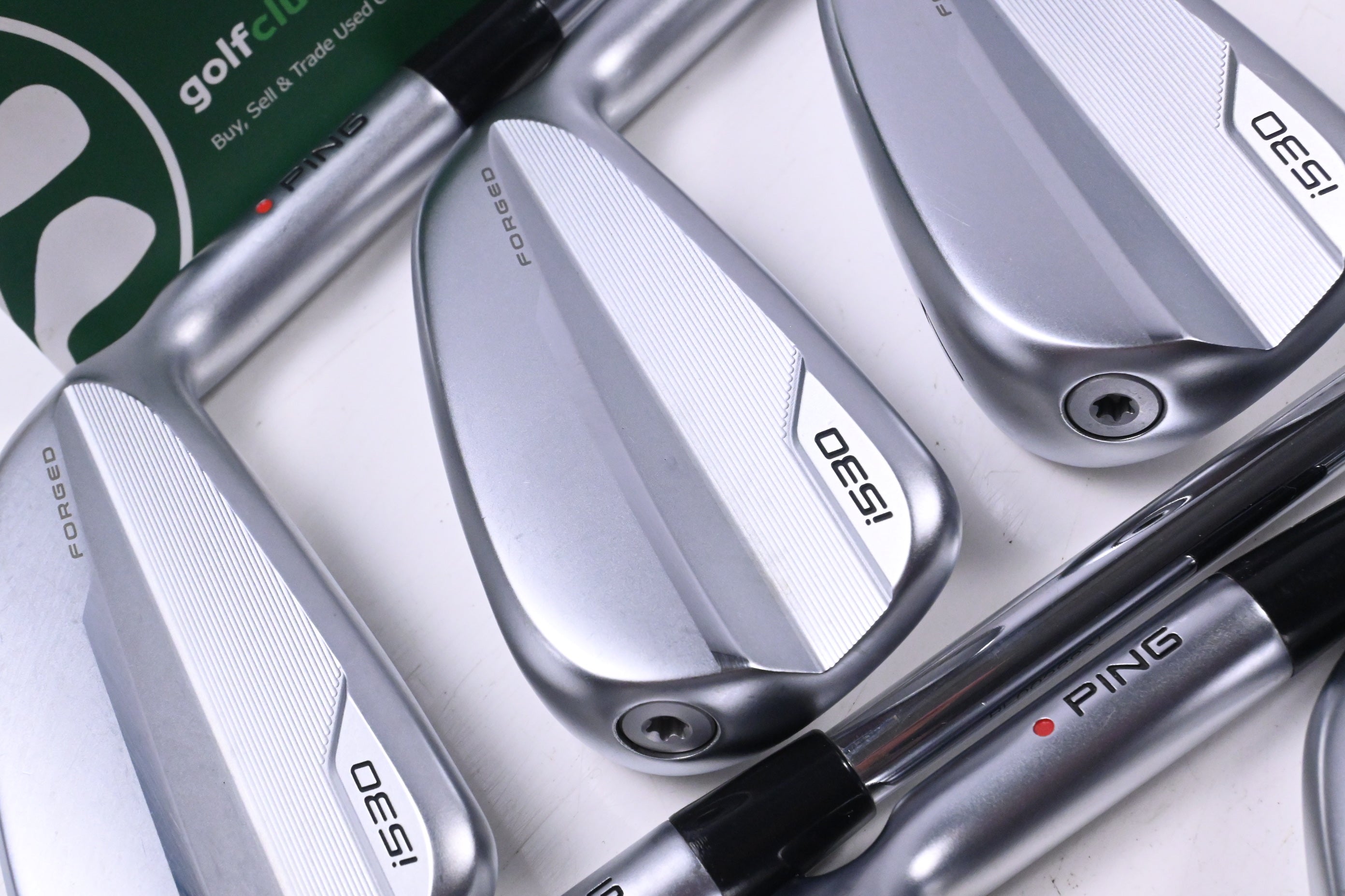 Ping i530 Irons / 5-PW+GW / Red Dot / Stiff Flex Dynamic Gold Mid S300 – GolfClubs4Cash