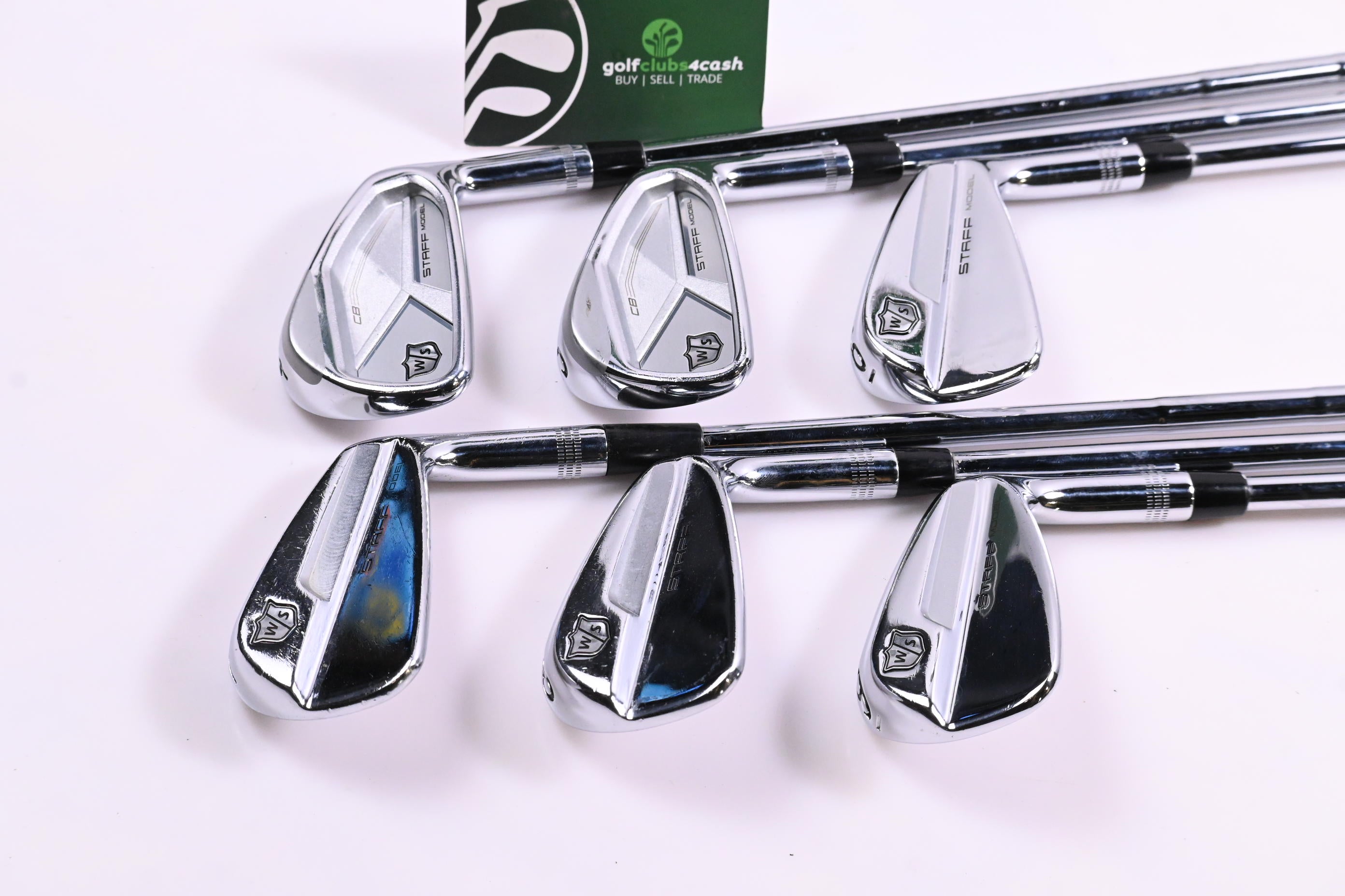 Wilson Staff Model CB/Blade 2019 Irons / 4-9i / Stiff Flex Steel Shaft ...