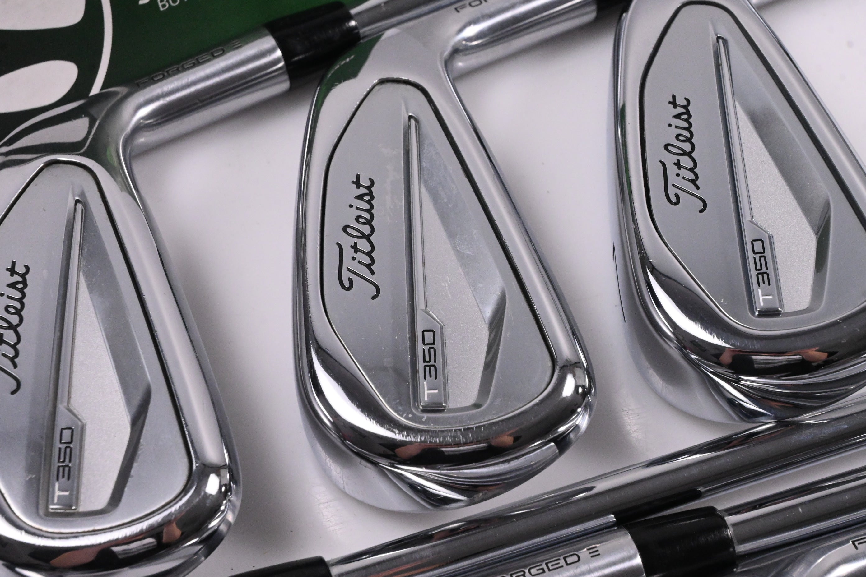 Titleist T350 Irons / 5-PW+48° / Regular Flex True Temper AMT Red R300 – GolfClubs4Cash