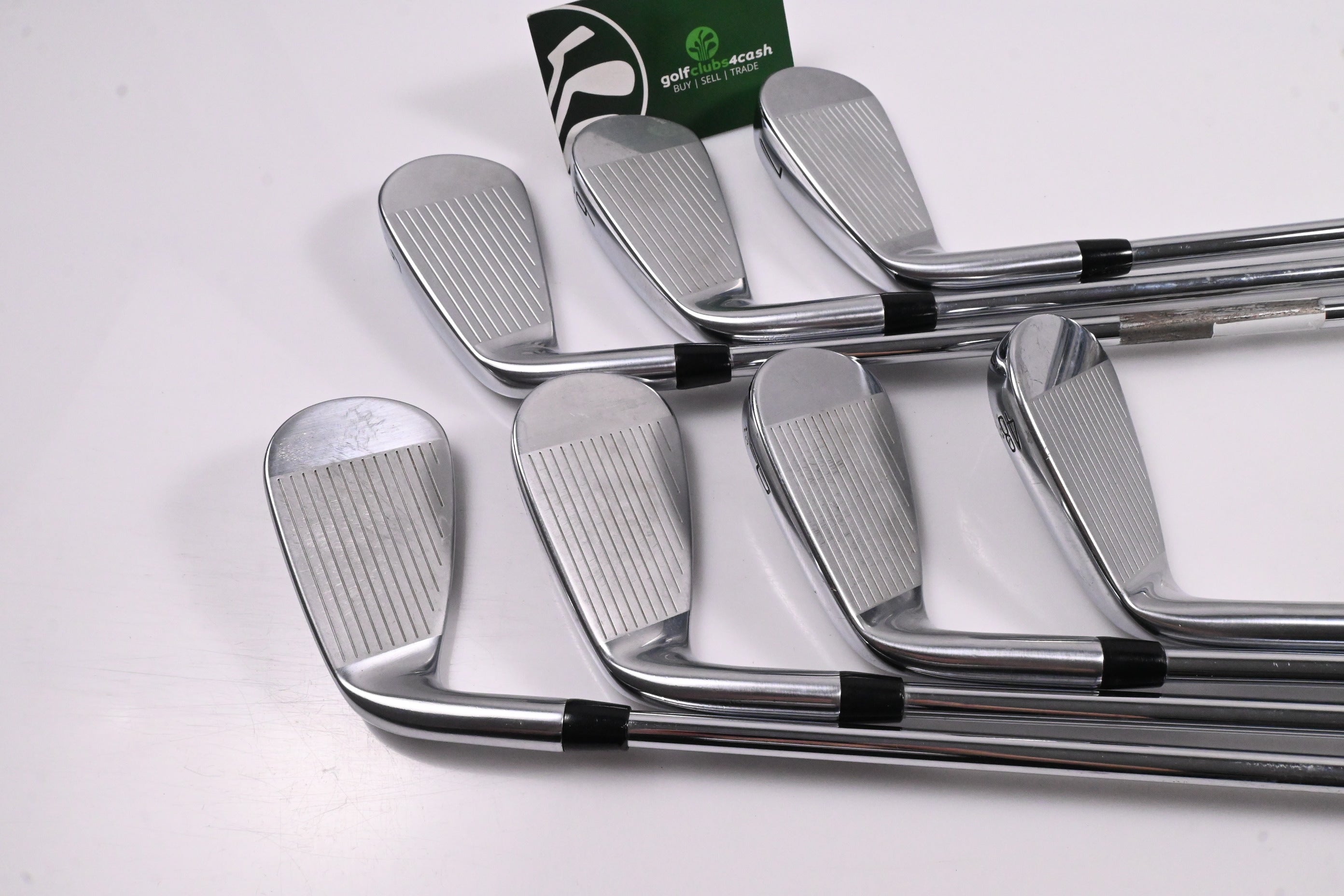 Titleist T350 Irons / 5-PW+48° / Regular Flex True Temper AMT Red R300 – GolfClubs4Cash