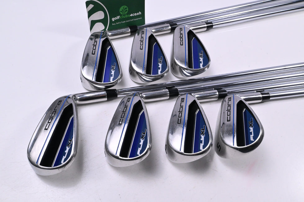 Cobra Fly XL Irons / 5-PW+SW / Regular Flex Cobra Fly XL Steel Shafts ...