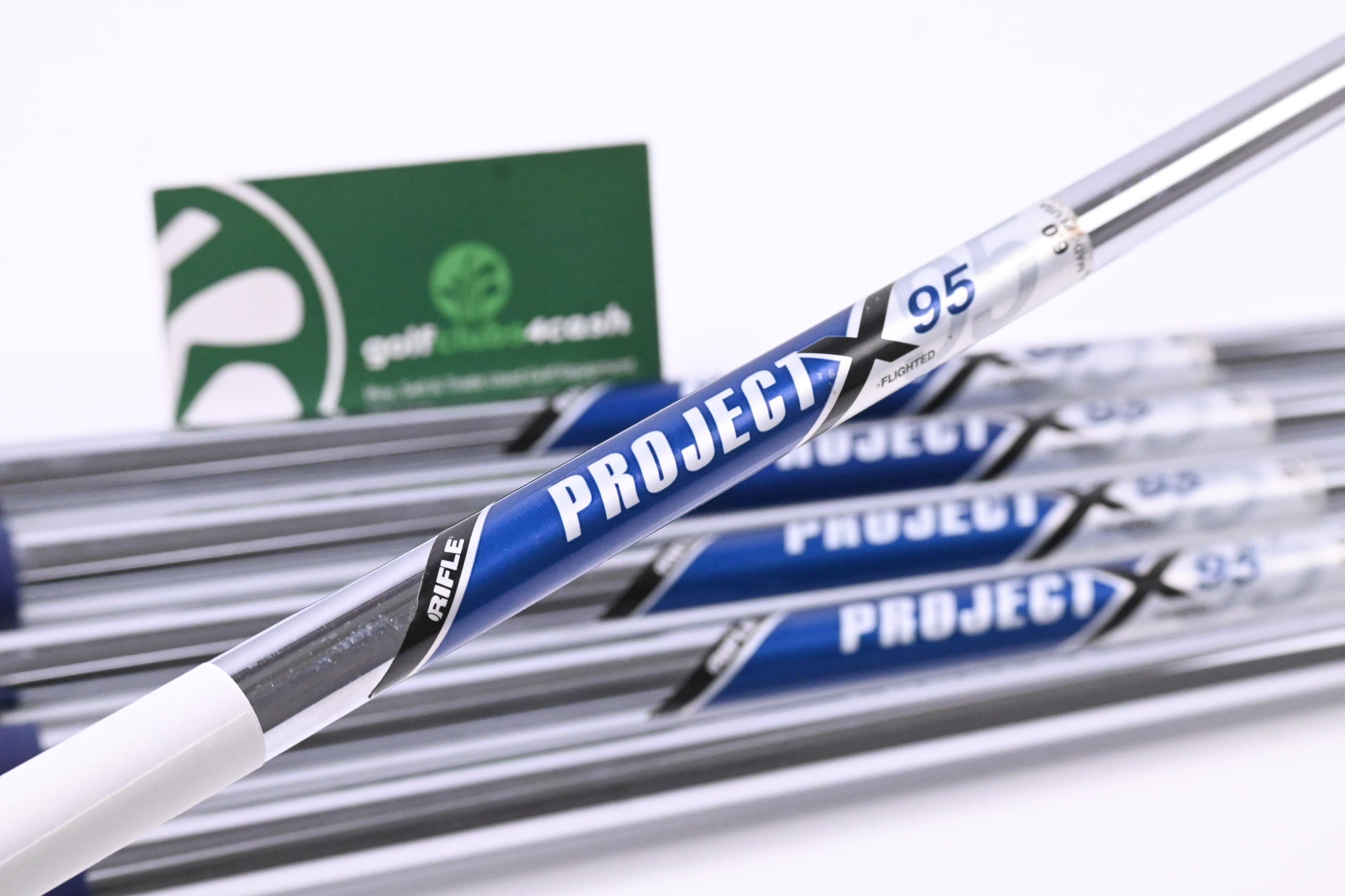 Project X Flighted 95 Iron Shafts / Stiff Flex / Set of 6 / .355" Tip
