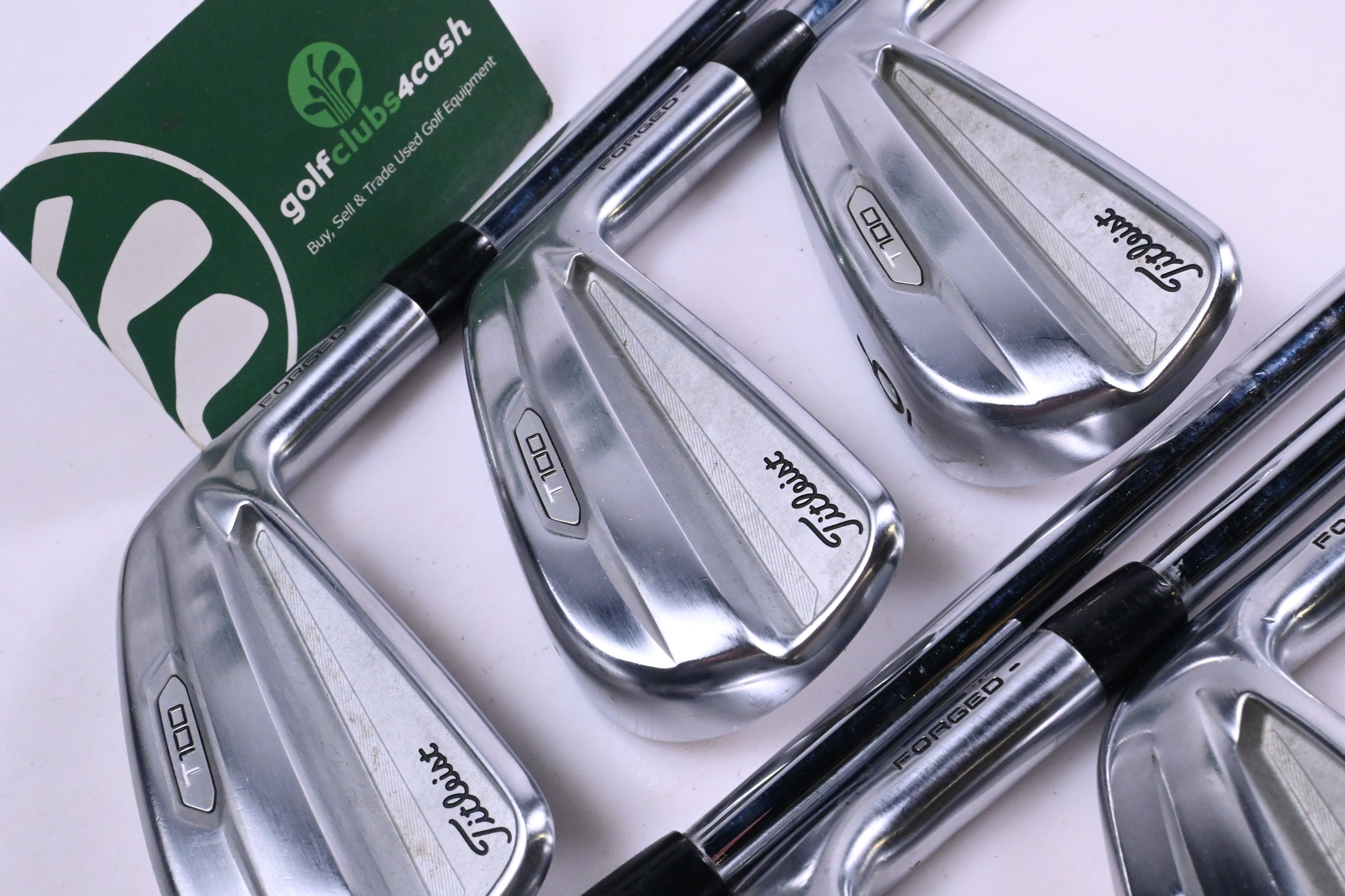 Titleist T100 2021 Irons / 4-PW / Stiff Flex AMT Black S300 Shafts ...