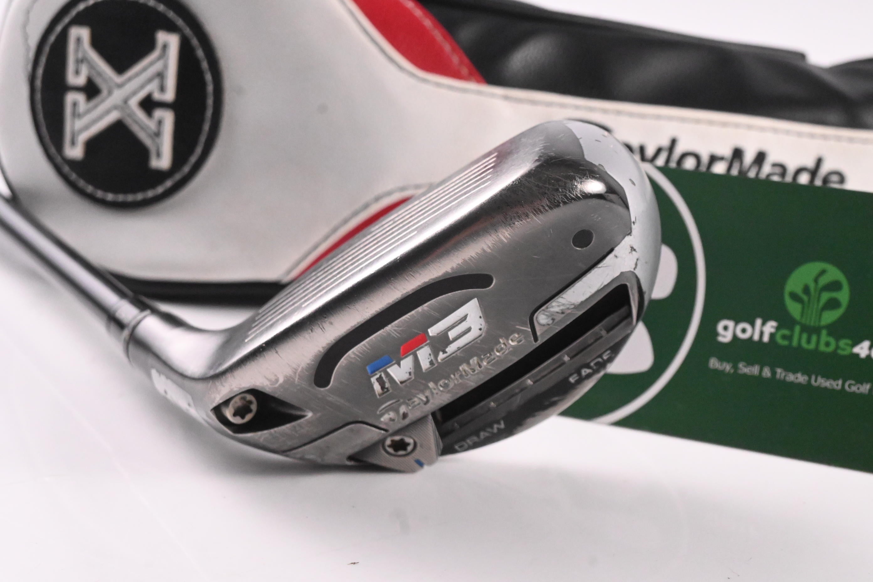Left Hand Taylormade M3 #4 Hybrid / 21 Degree / Regular Flex Fujikura ...