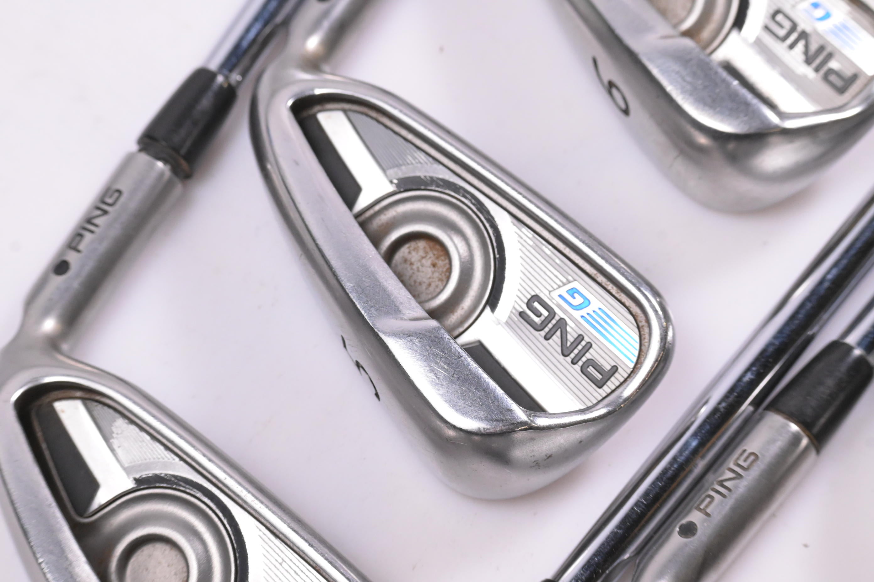 Ping G Series Irons / 4-PW / Black Dot / Regular Flex Ping AWT 2.0 Sha ...