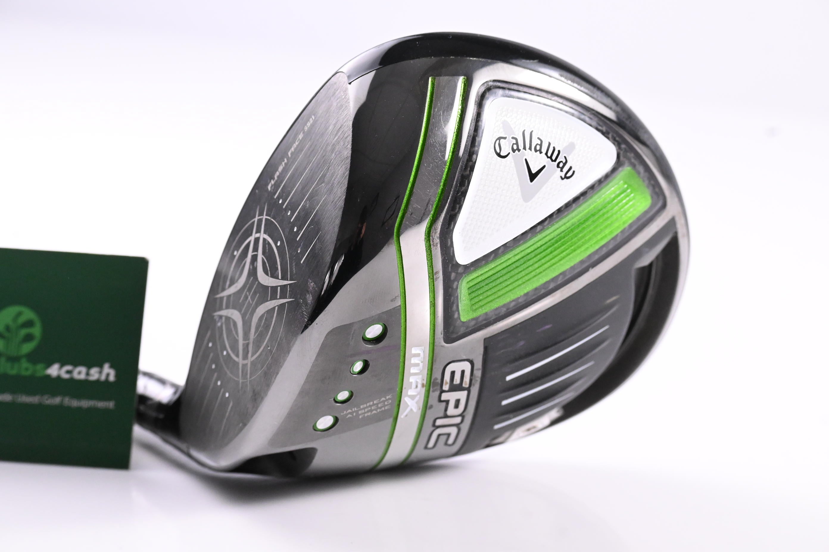 Left Hand Callaway Epic Max Driver / 9 Degree / Stiff Flex HZRDUS Smok ...