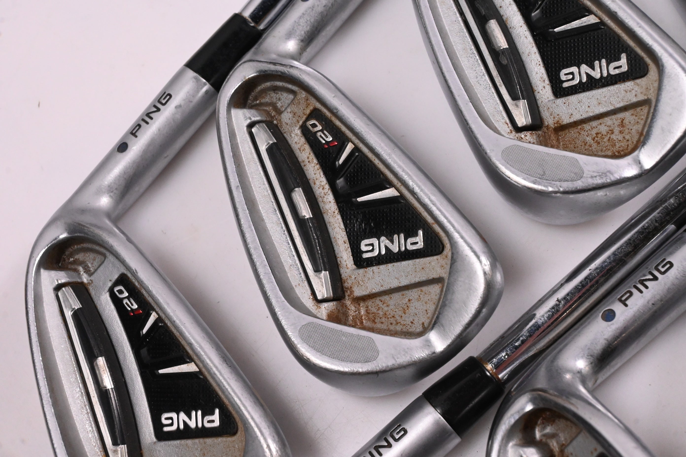 Ping i20 Irons / 4-PW+SW / Black Dot / Regular Flex Ping CFS Shafts ...