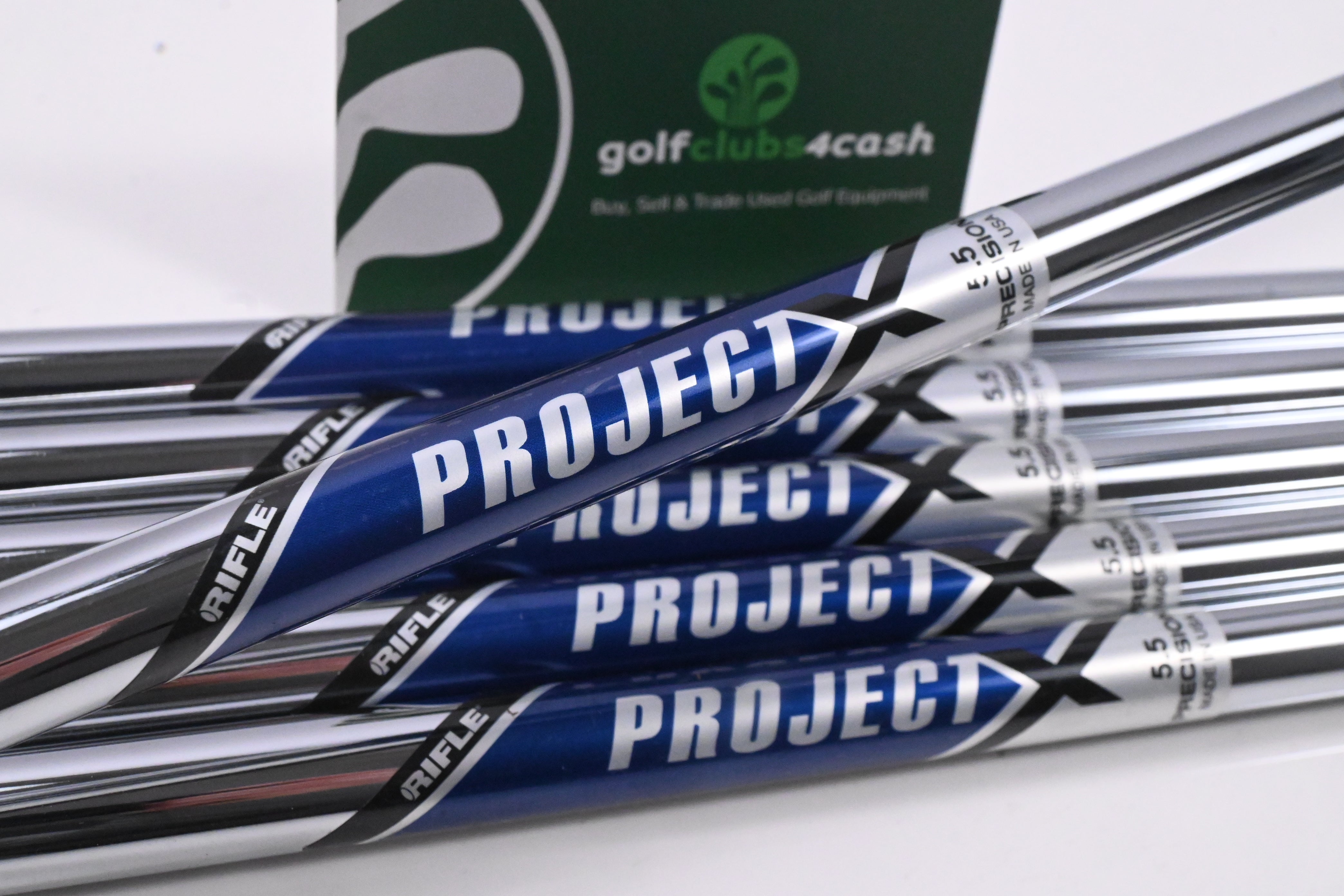 Project X Rifle Iron Shafts / Regular Plus Flex / Set Of 6 / .370" Tip