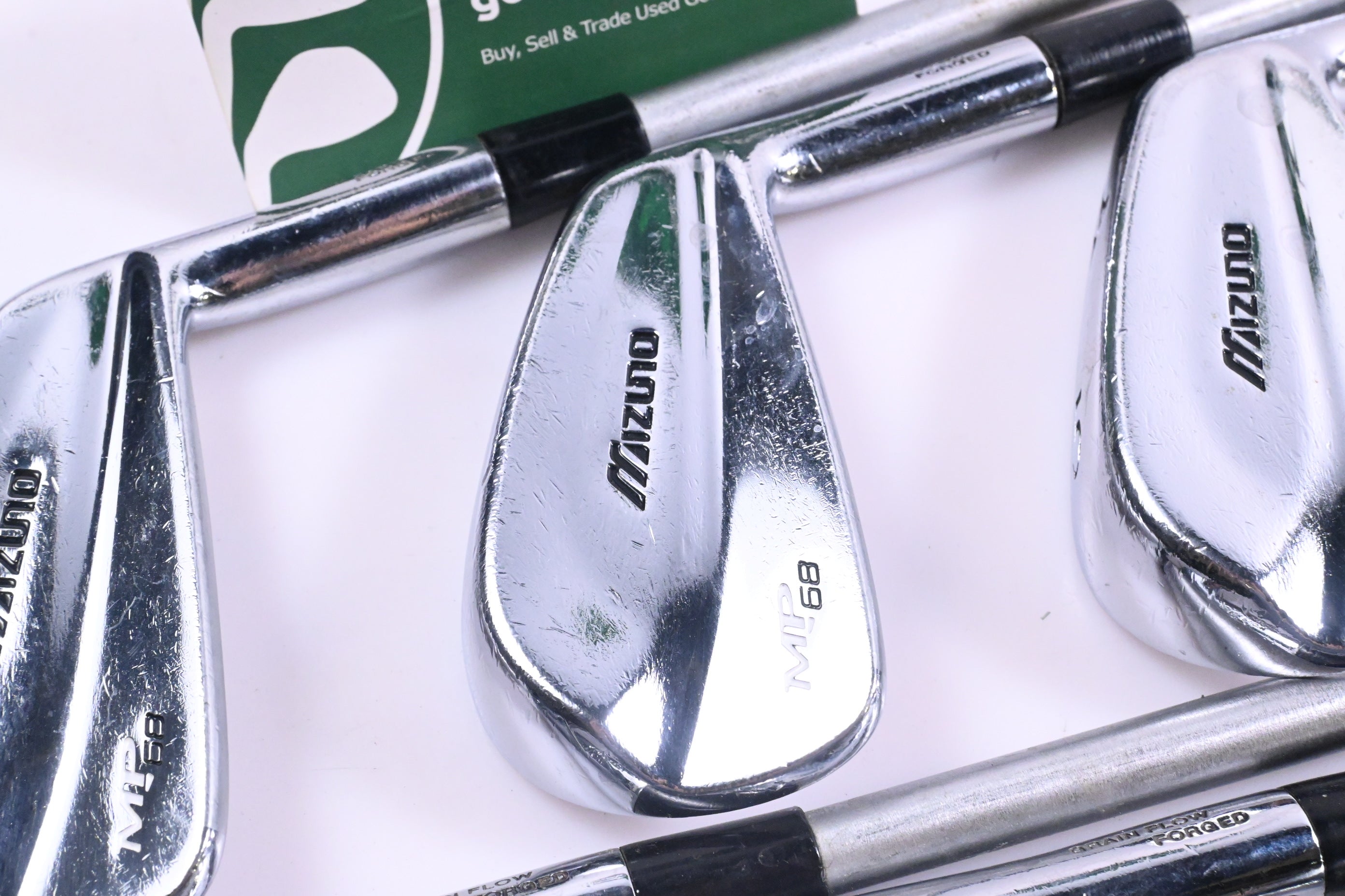 Mizuno MP-68 Irons / 3-PW / Stiff Flex KBS Tour C-Taper Lite 100 Shaft ...
