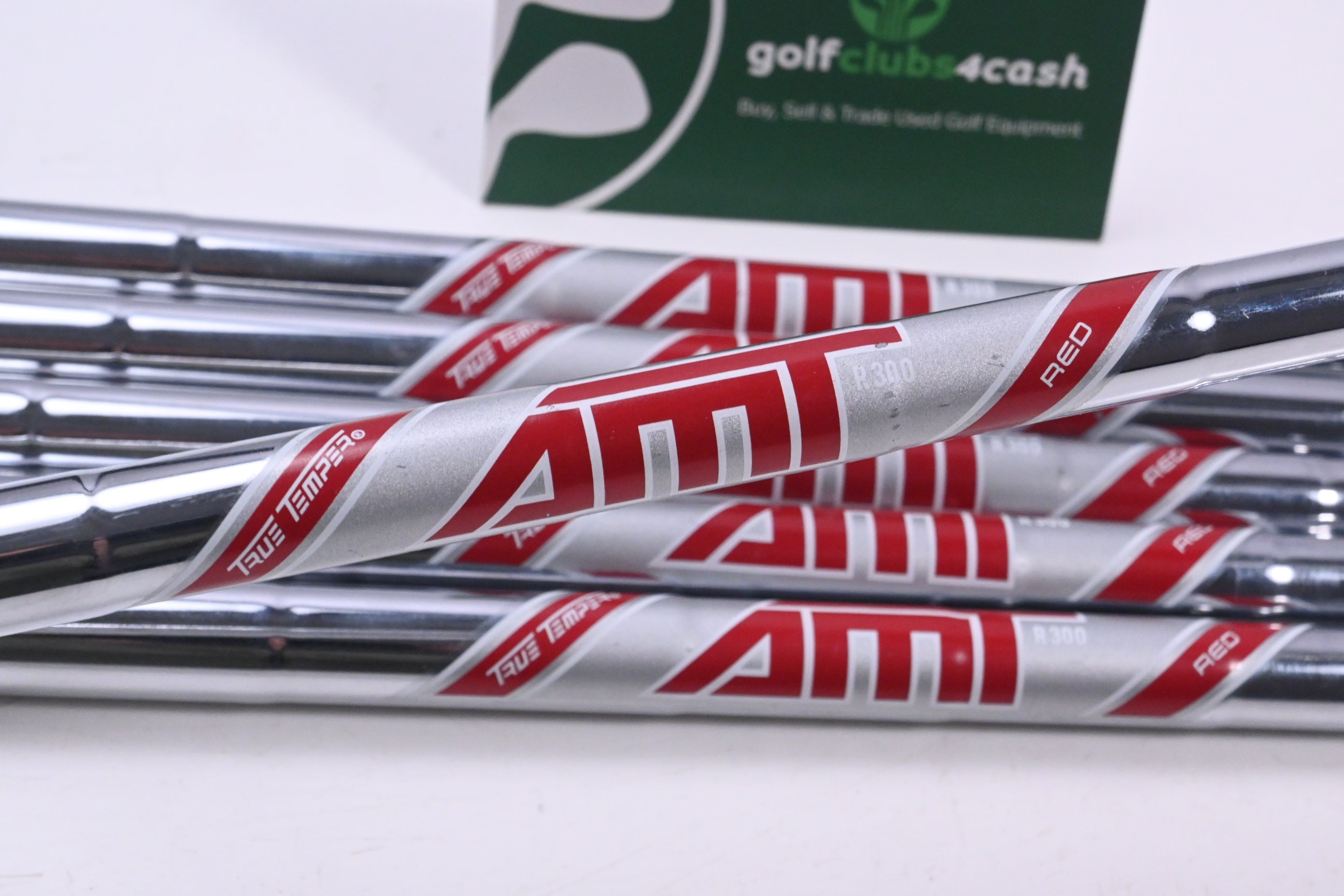 True Temper AMT Red R300 Iron Shafts / Regular Flex / Set Of 6 / .355 ...