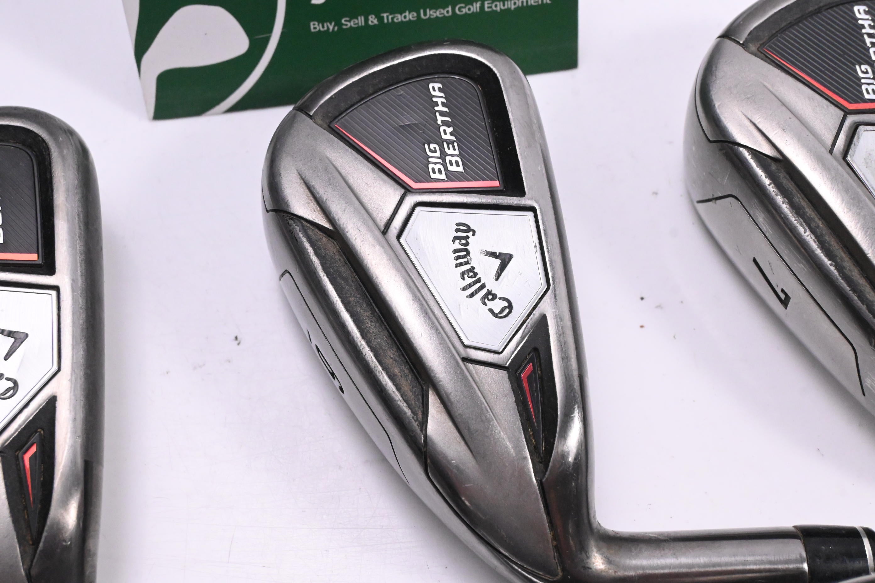 Left Hand Callaway Big Bertha 2015 Irons / 5-PW+SW / Regular Flex Spee ...