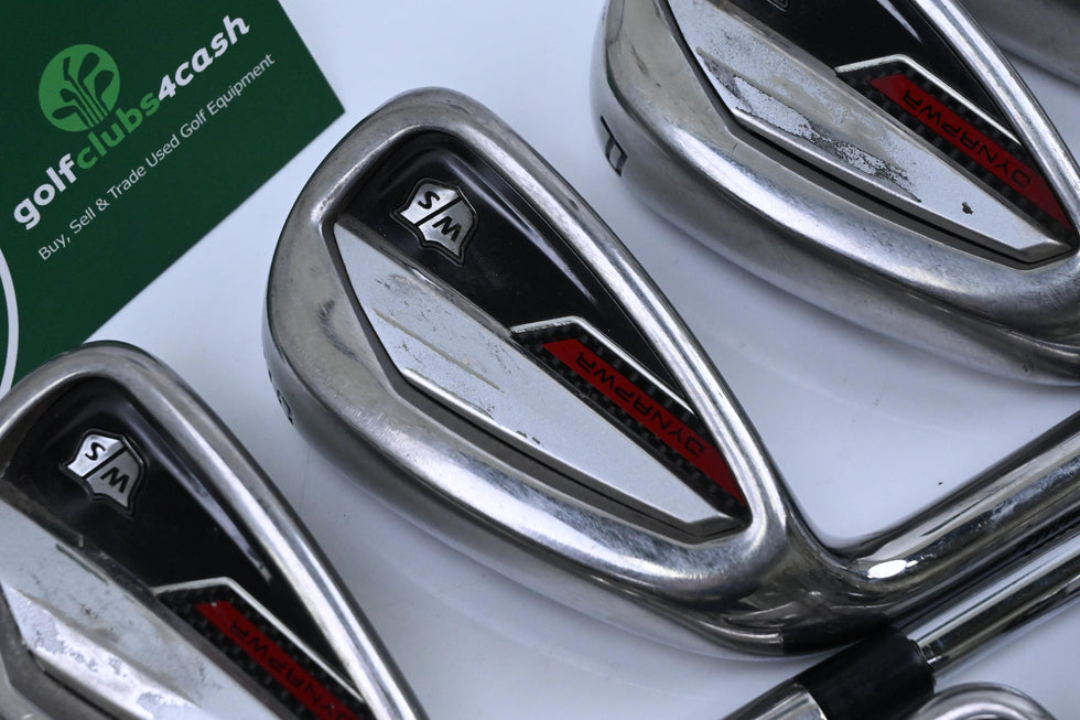 Left Hand Wilson Dynapower 2023 Irons / 4-PW+SW / Stiff Flex KBS Tour ...