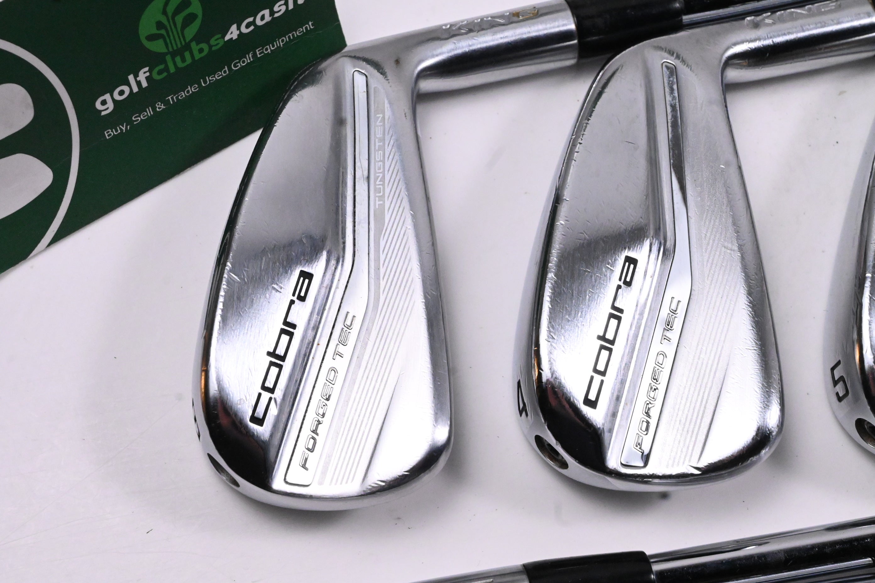 Cobra Forged Tec 2022 Irons / 3-PW / Stiff Flex KBS $-Taper Lite Shaft – GolfClubs4Cash