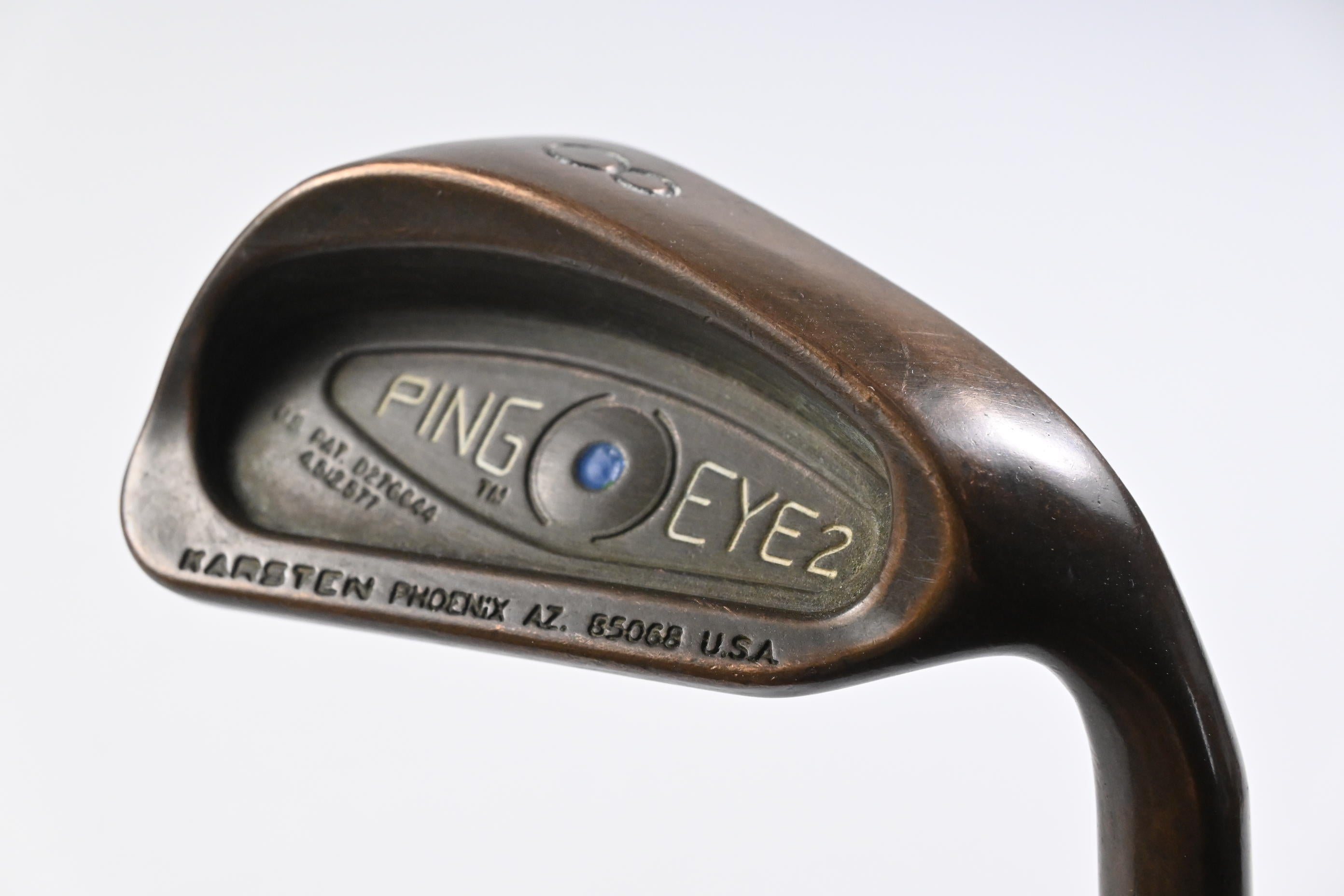 Ping Eye 2 BeCu #8 Iron / Blue Dot / Stiff Flex Ping Karsten ZZ-Lite S ...