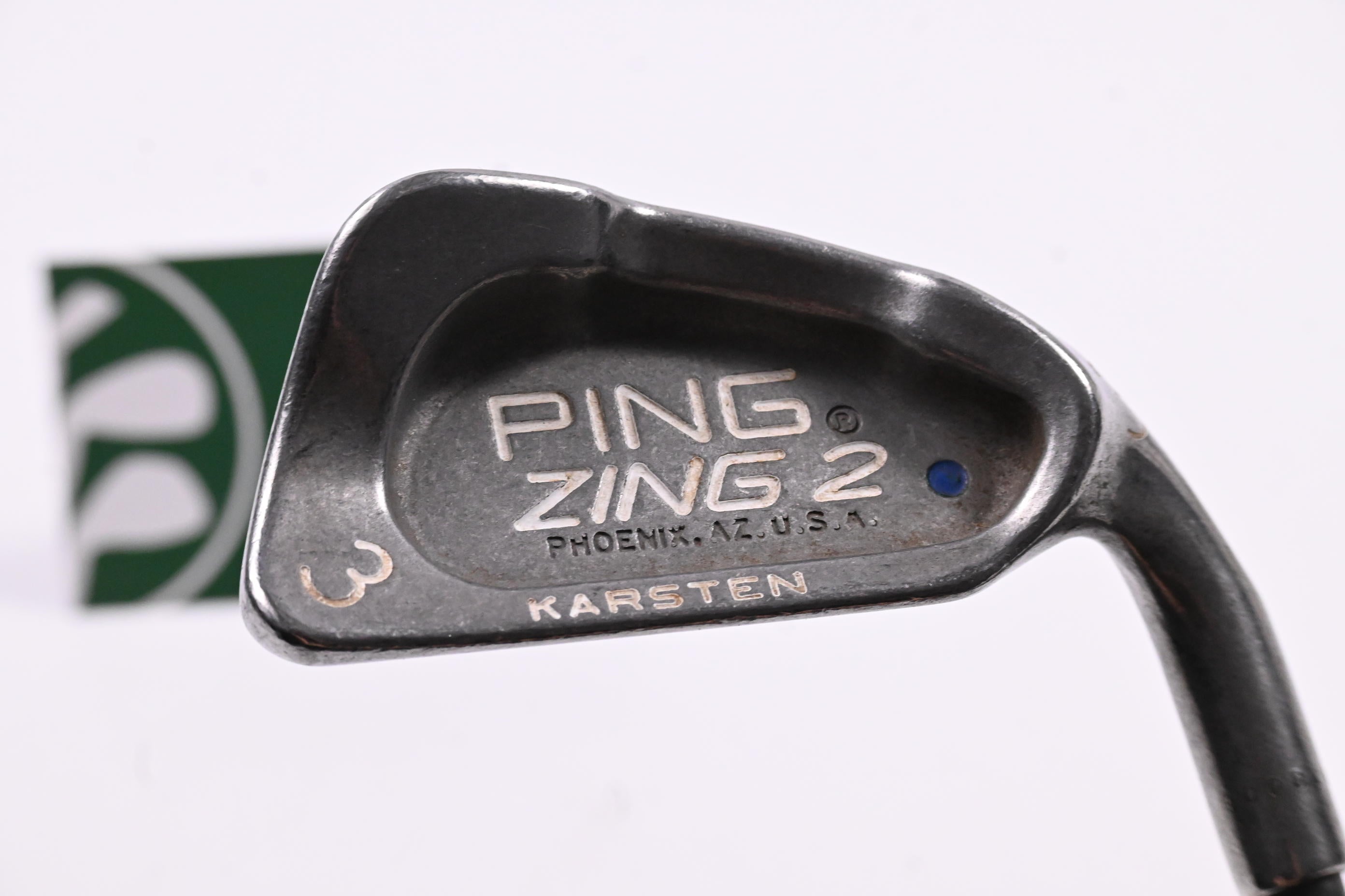 Ping Zing 2 #3 Iron / 20.5 Degree / Blue Dot / Stiff Flex Ping GL282 ...