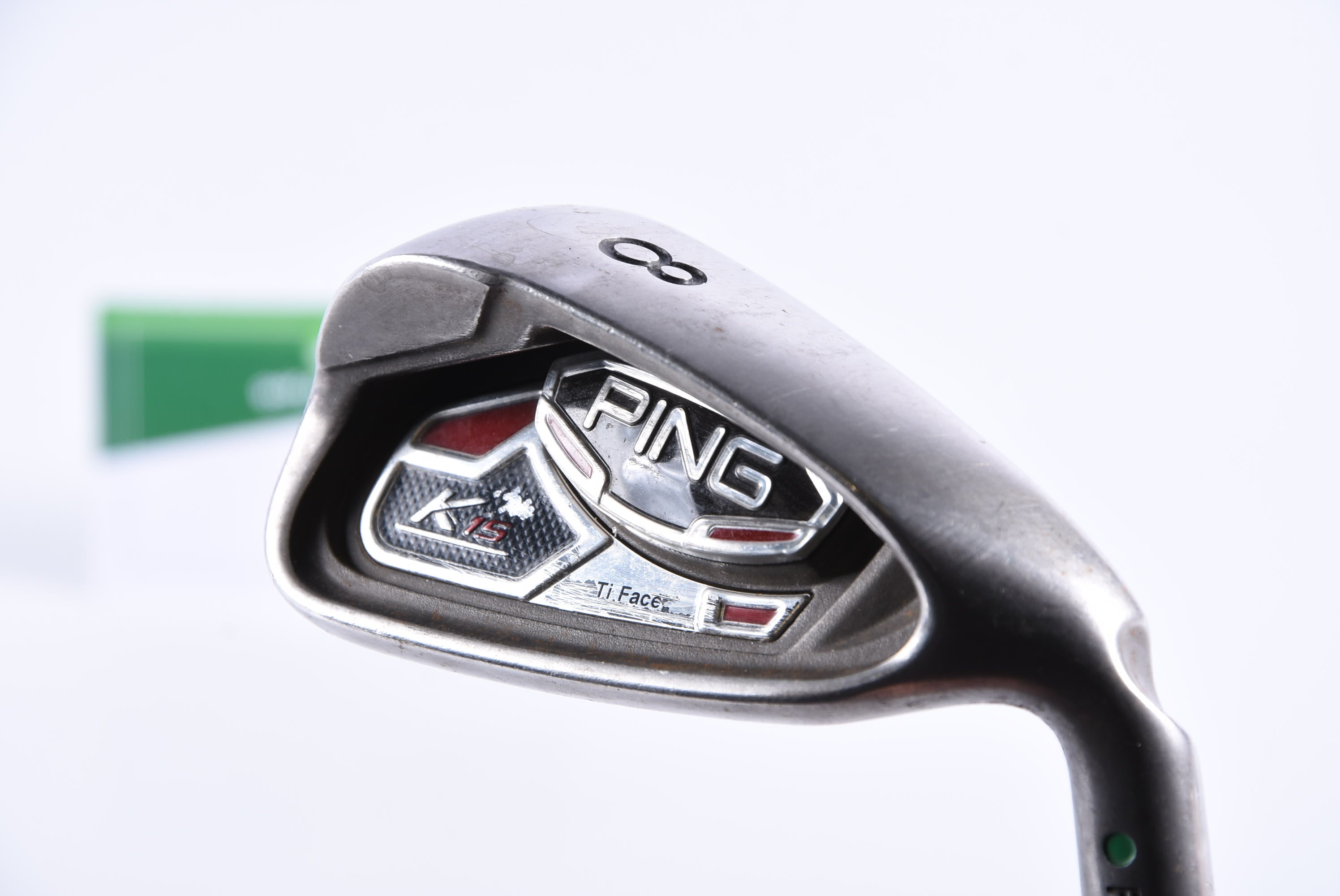 Ping K15 #8 Iron / Green Dot / Regular Flex Ping CFS Shaft