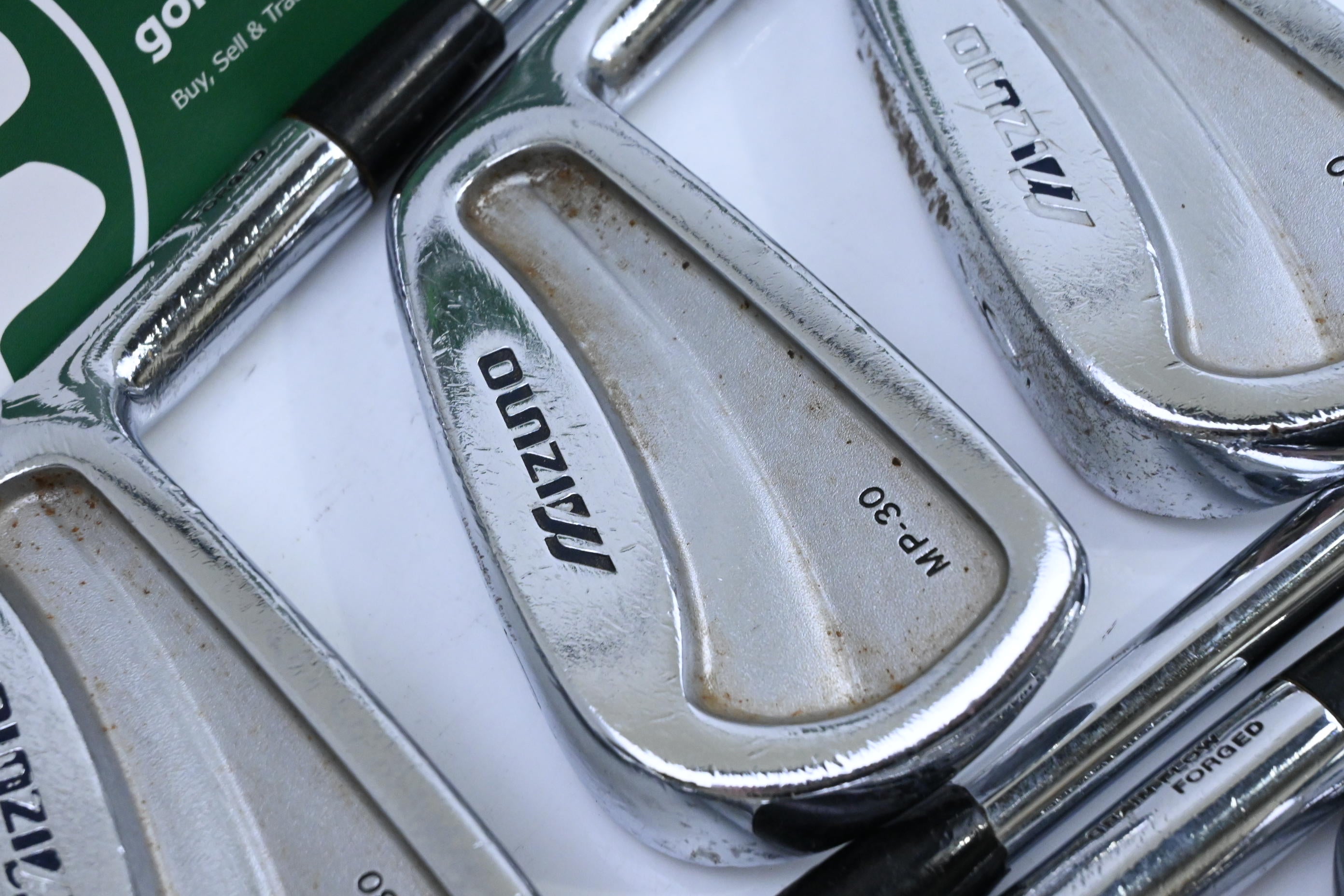 Mizuno MP-30 Irons / 4-PW / Stiff Flex Dynamic Gold S300 – GolfClubs4Cash