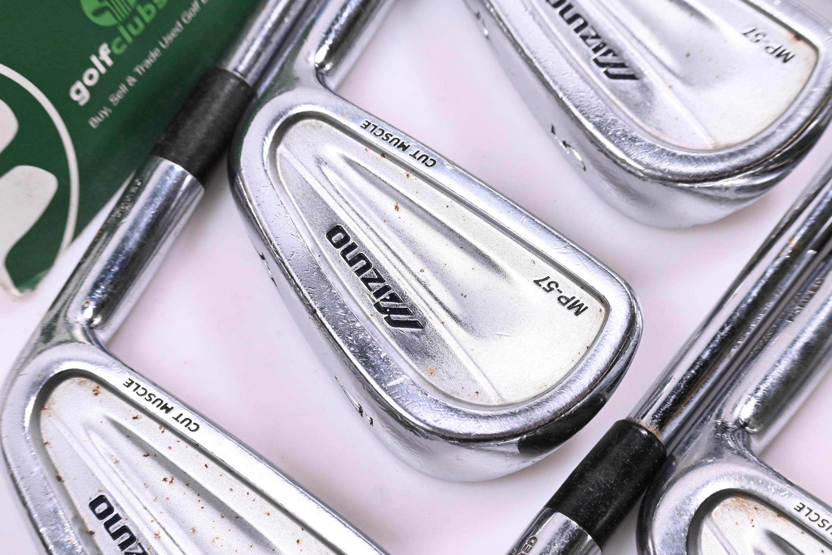 Mizuno MP-57 Irons / 3-PW / Stiff Flex Dynamic Gold S300 Shafts ...