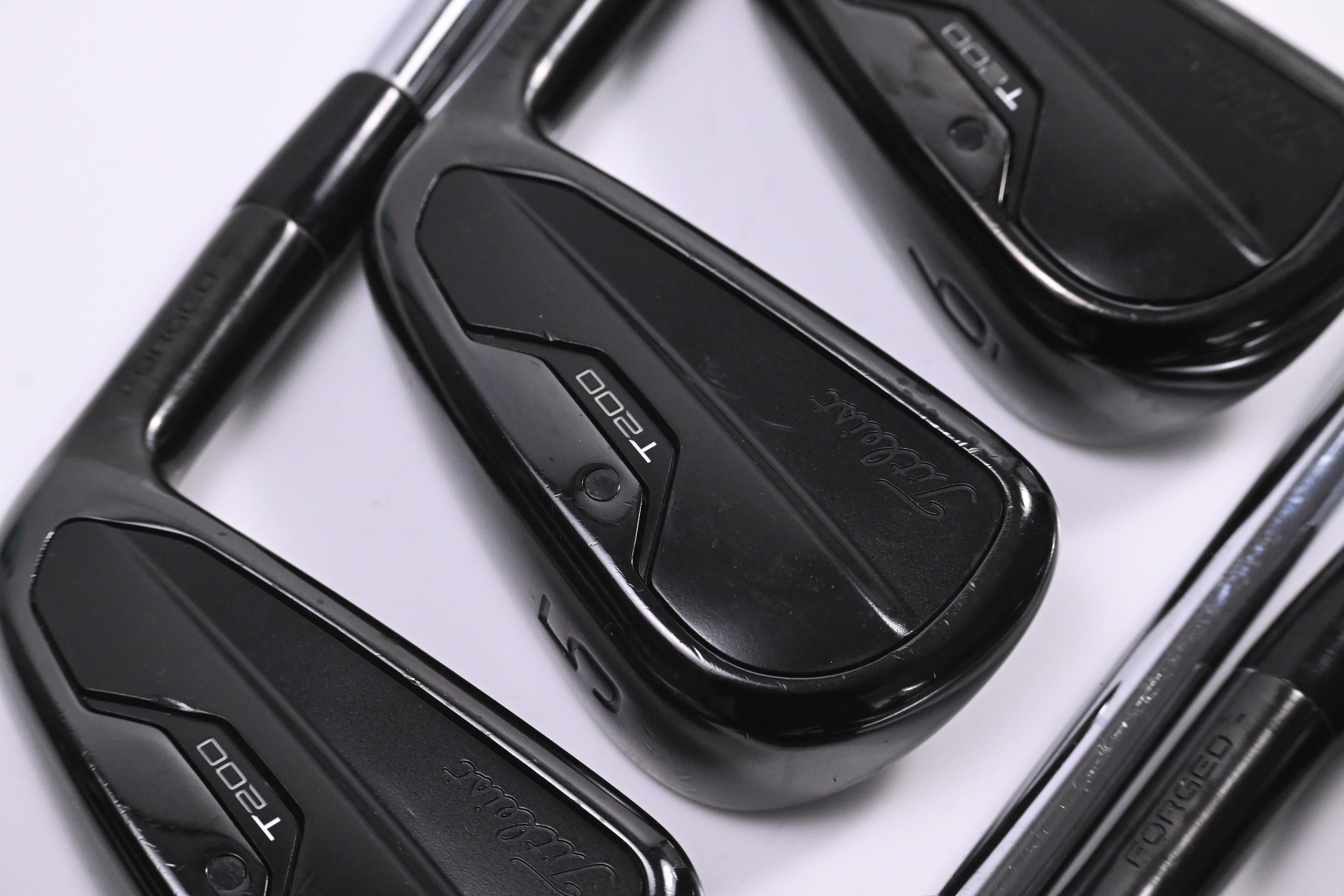 Tour Issue Titleist T200 Black Ltd Irons / 4-PW / Stiff Flex AMT Black ...
