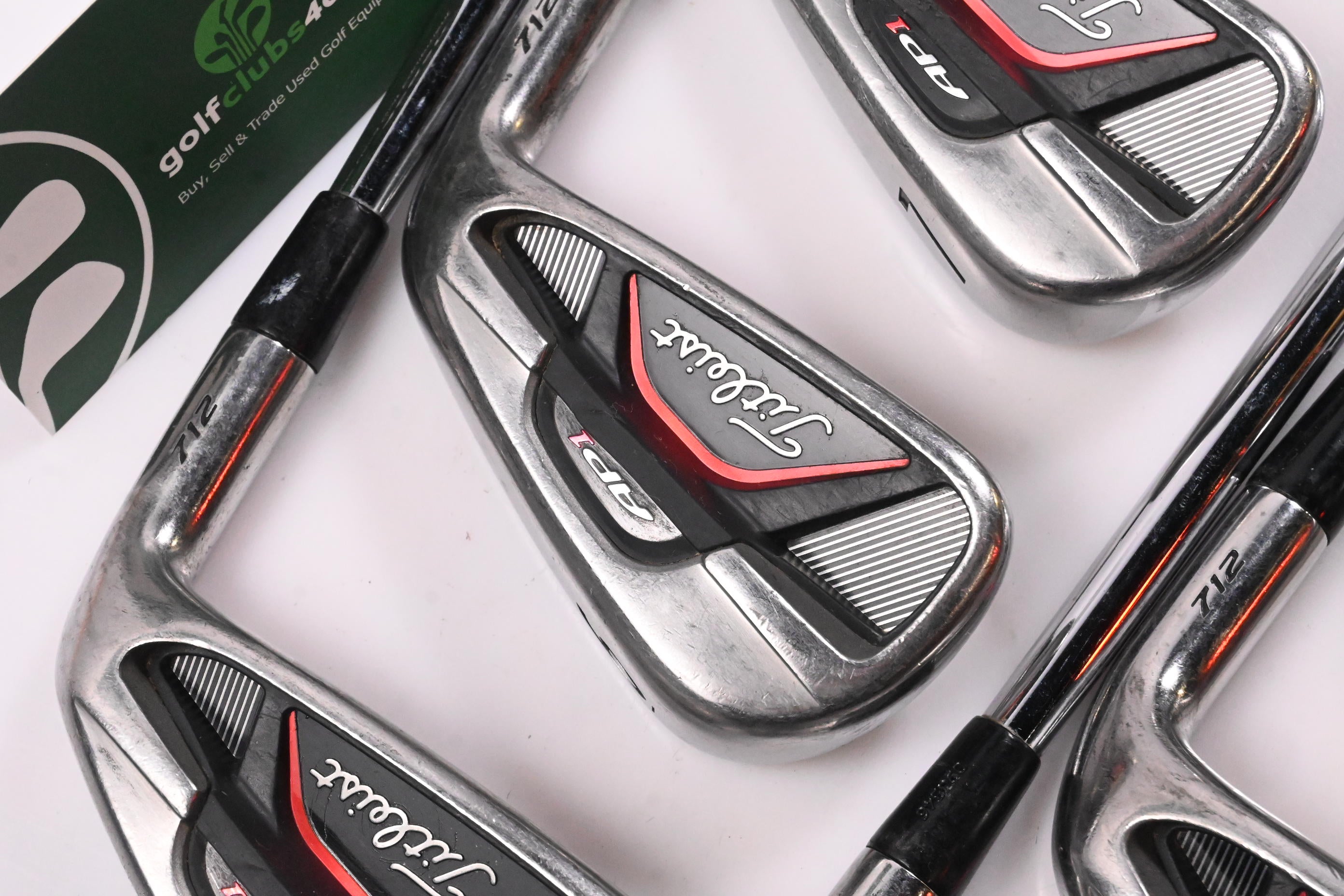 Titleist 712 AP1 Irons / 5-PW / Stiff Flex Dynalite Gold XP S300 Shaft