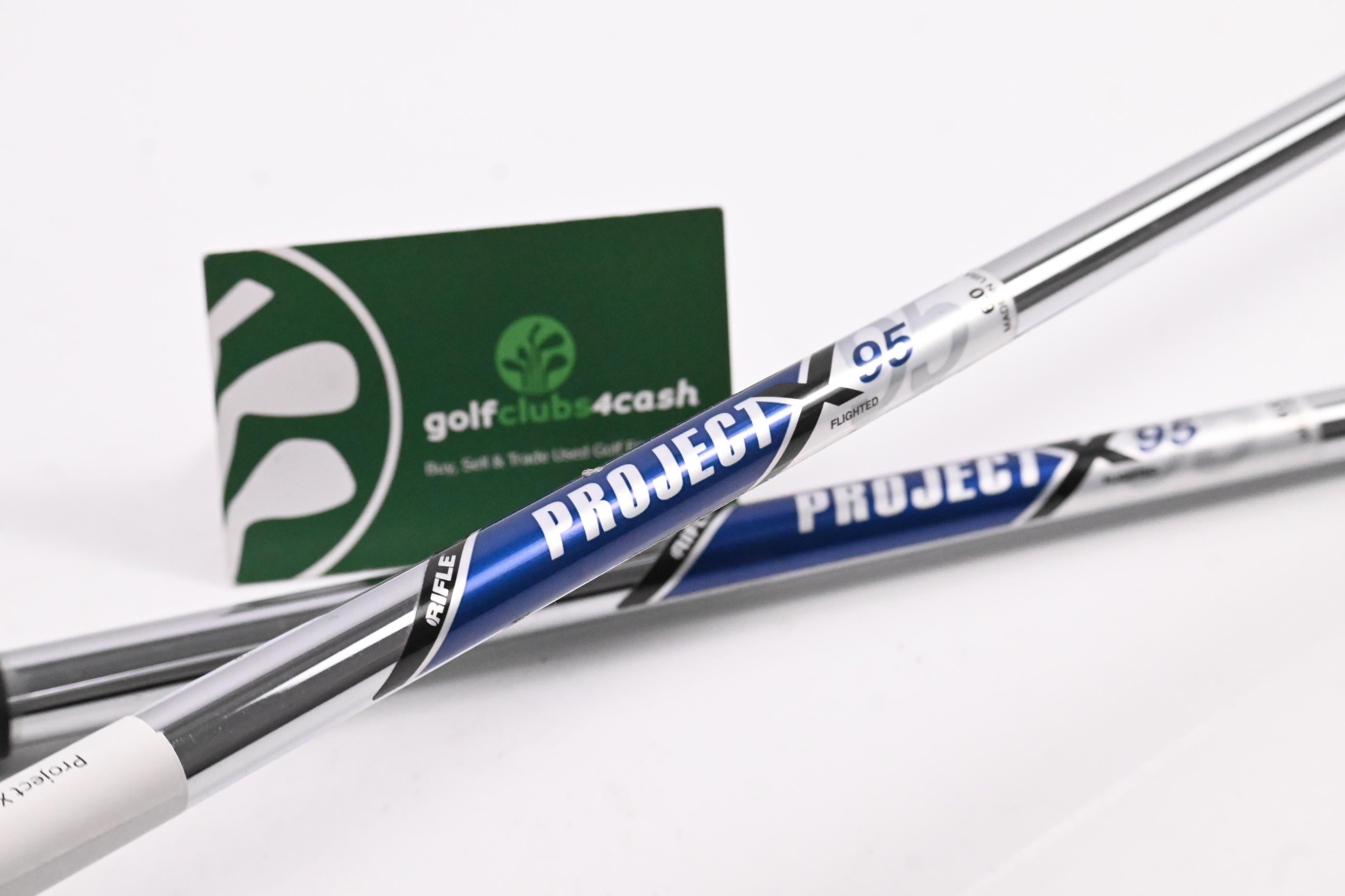 Project X Rifle Flighted 95 Iron Shafts / Stiff Flex / Set of 2 / .355 ...